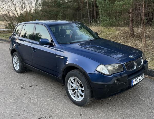 Blue BMW X3 2004 in Siauliai, with an engine capacity of 3.00 L and mileage of 340 thousand km for 3350 €, photo 3 on AUTOMOTO.COM.LV