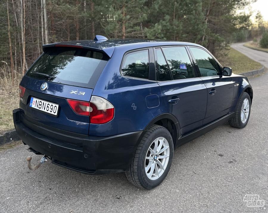 Zils BMW X3 2004 Šauļi, ar dzinēja tilpumu 3.00 L un nobraukumu 340 tūkst. km par 3350 €, foto 6 vietnē AUTOMOTO.COM.LV