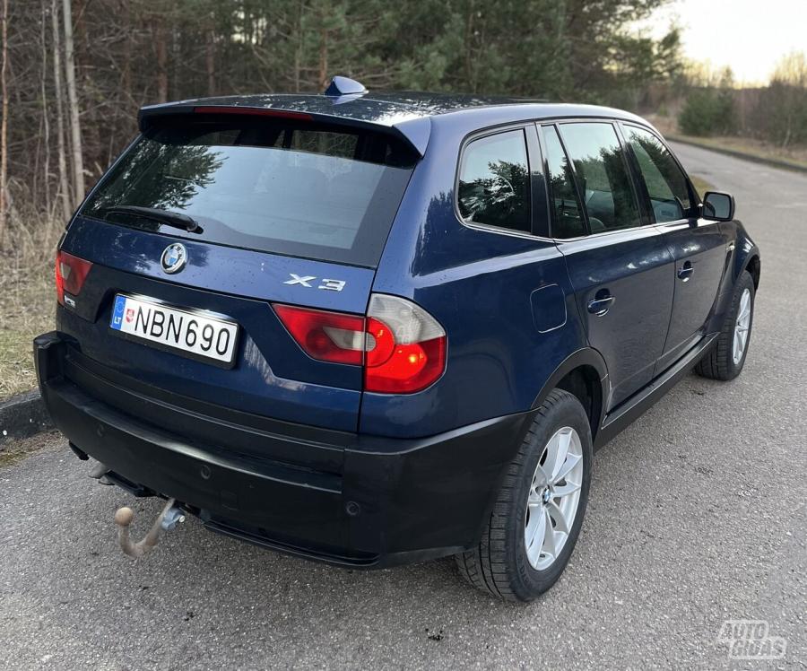 Zils BMW X3 2004 Šauļi, ar dzinēja tilpumu 3.00 L un nobraukumu 340 tūkst. km par 3350 €, foto 8 vietnē AUTOMOTO.COM.LV