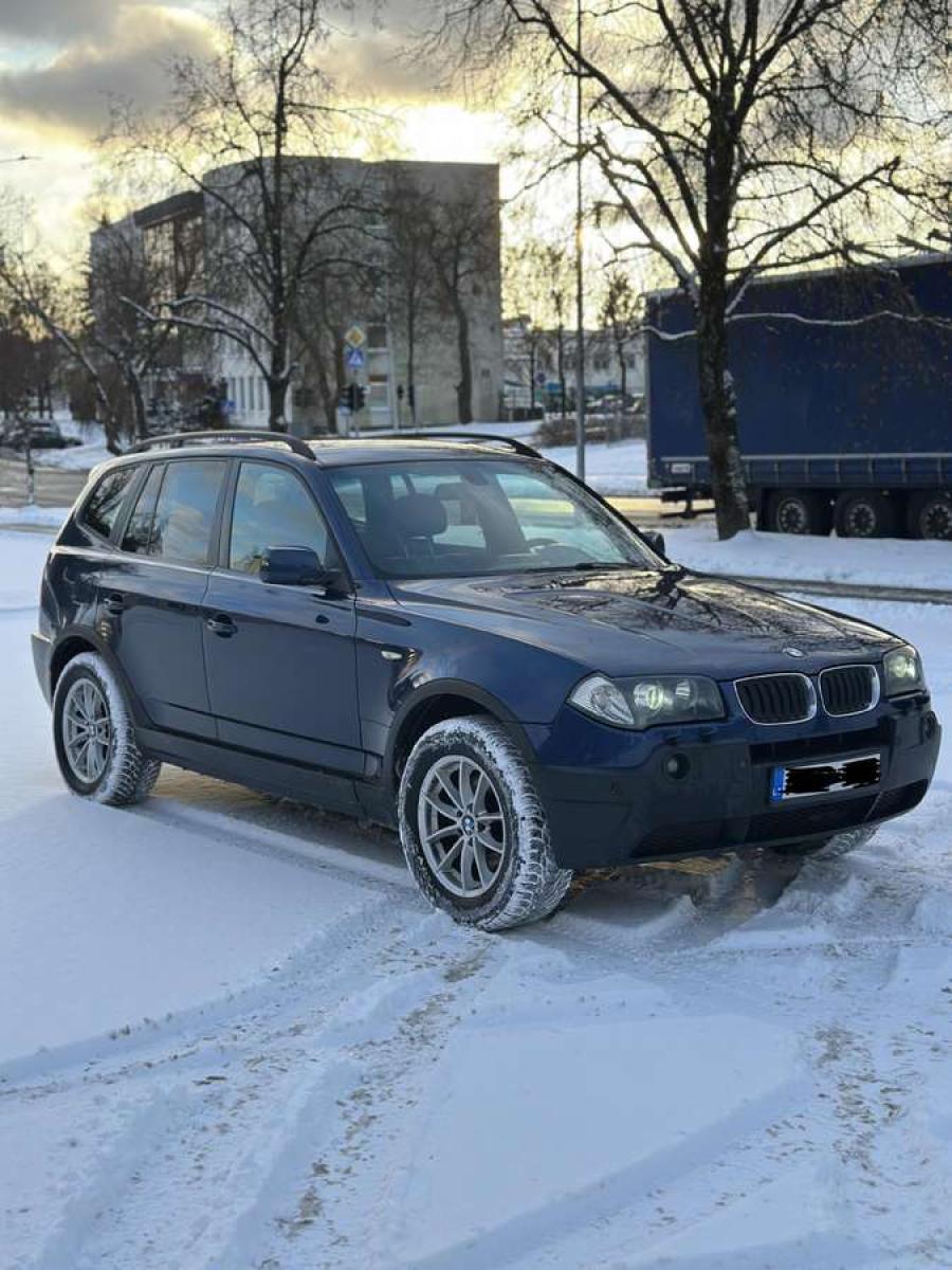 Blue BMW X3 2004 in Vilnius, with an engine capacity of 2.99 L and mileage of 410 thousand km for 2800 €, photo 1 on AUTOMOTO.COM.LV