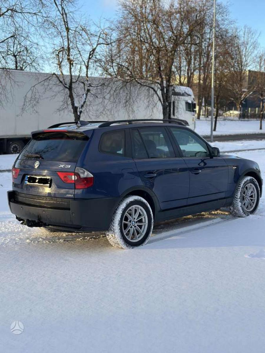 Blue BMW X3 2004 in Vilnius, with an engine capacity of 2.99 L and mileage of 410 thousand km for 2800 €, photo 3 on AUTOMOTO.COM.LV