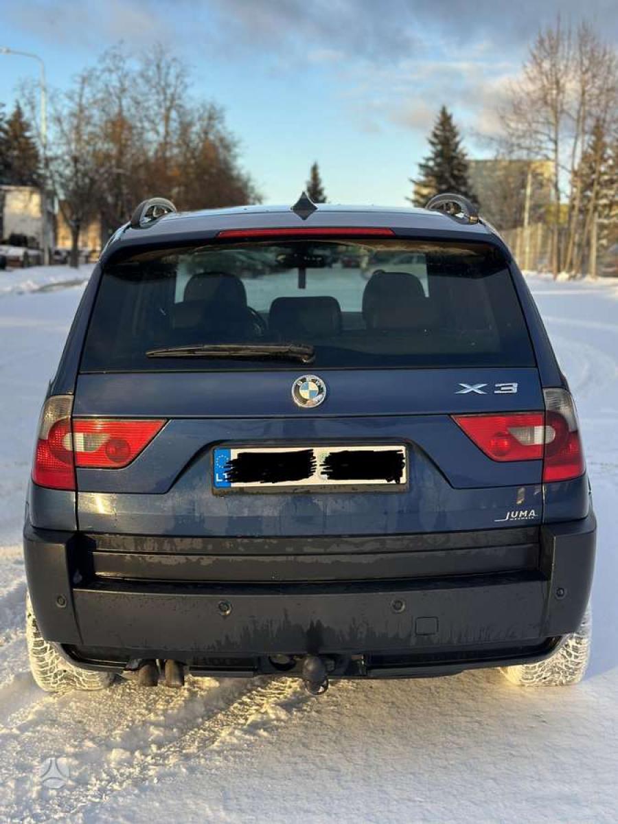 Blue BMW X3 2004 in Vilnius, with an engine capacity of 2.99 L and mileage of 410 thousand km for 2800 €, photo 4 on AUTOMOTO.COM.LV