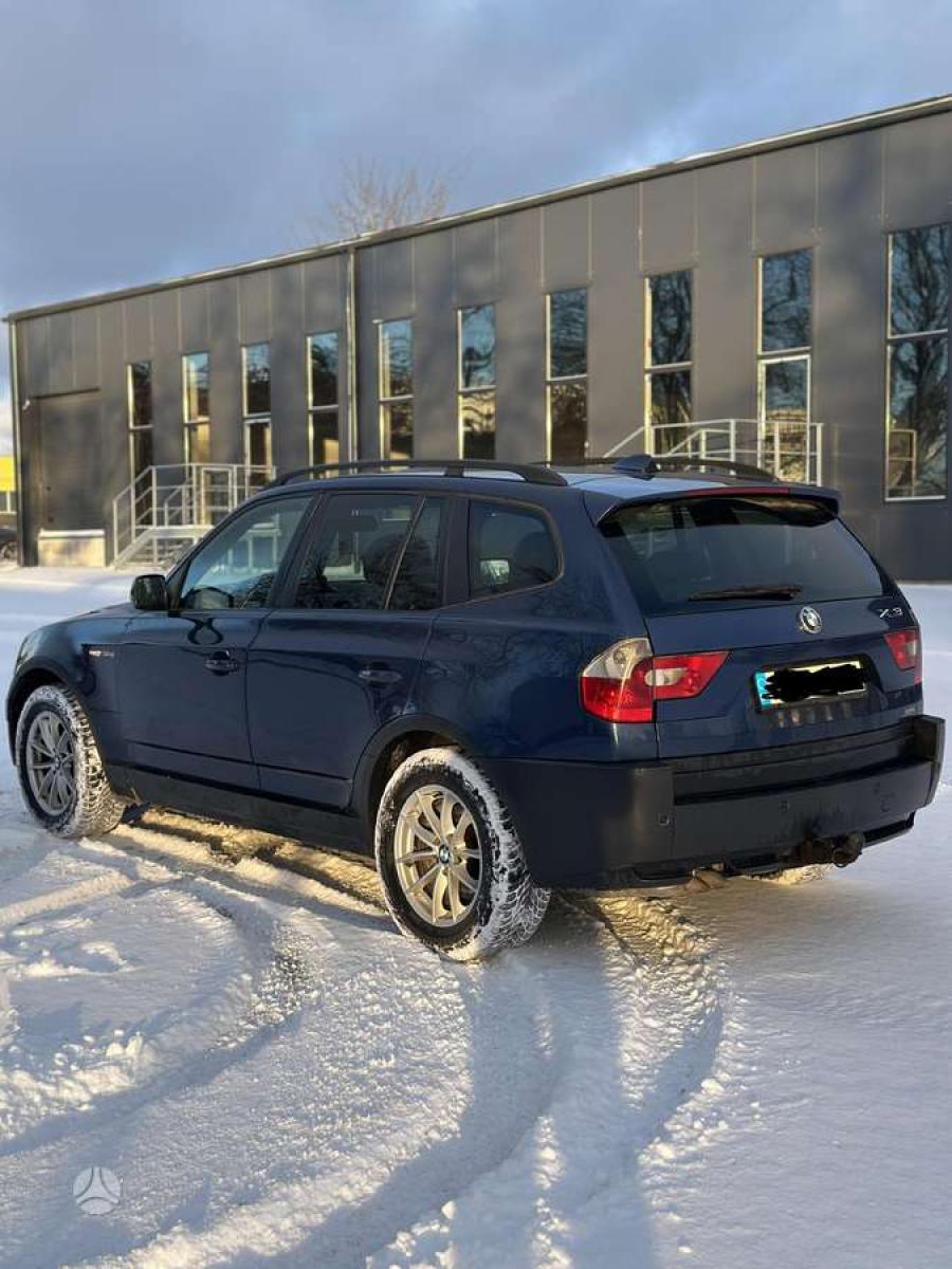 Blue BMW X3 2004 in Vilnius, with an engine capacity of 2.99 L and mileage of 410 thousand km for 2800 €, photo 5 on AUTOMOTO.COM.LV