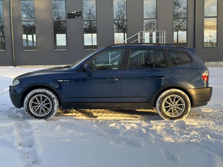 Blue BMW X3 2004 in Vilnius, with an engine capacity of 2.99 L and mileage of 410 thousand km for 2800 €, photo 6 on AUTOMOTO.COM.LV