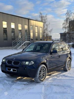 Blue BMW X3 2004 in Vilnius, with an engine capacity of 2.99 L and mileage of 410 thousand km for 2800 €, photo 7 on AUTOMOTO.COM.LV