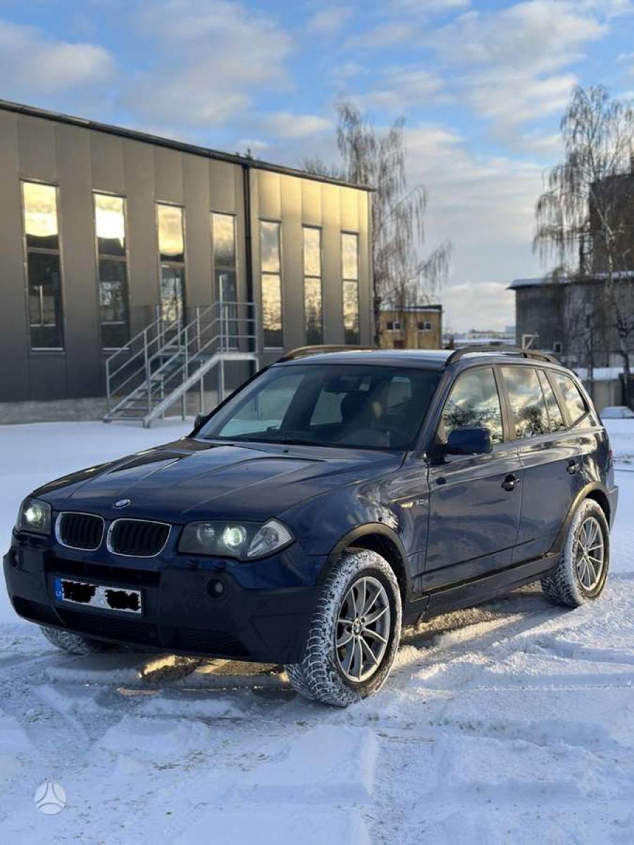 Blue BMW X3 2004 in Vilnius, with an engine capacity of 2.99 L and mileage of 410 thousand km for 2800 €, photo 7 on AUTOMOTO.COM.LV