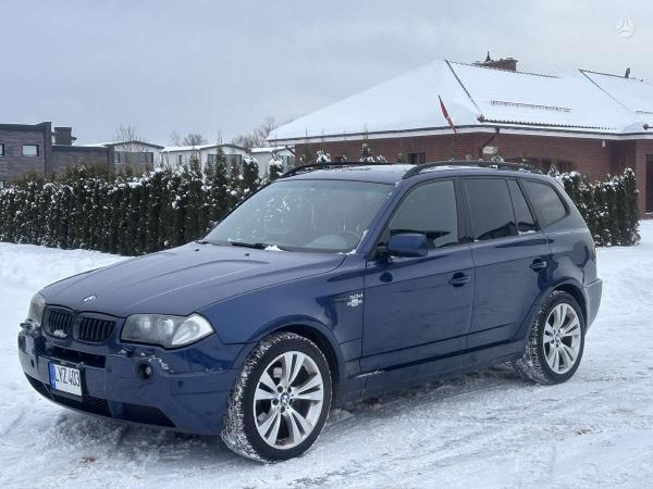 Zils BMW X3 2004 Viļņa, ar dzinēja tilpumu 2.99 L un nobraukumu 350 tūkst. km par 3500 €, foto 1 vietnē AUTOMOTO.COM.LV