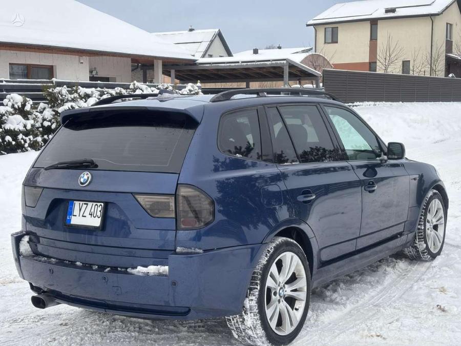 Blue BMW X3 2004 in Vilnius, with an engine capacity of 2.99 L and mileage of 350 thousand km for 3500 €, photo 5 on AUTOMOTO.COM.LV