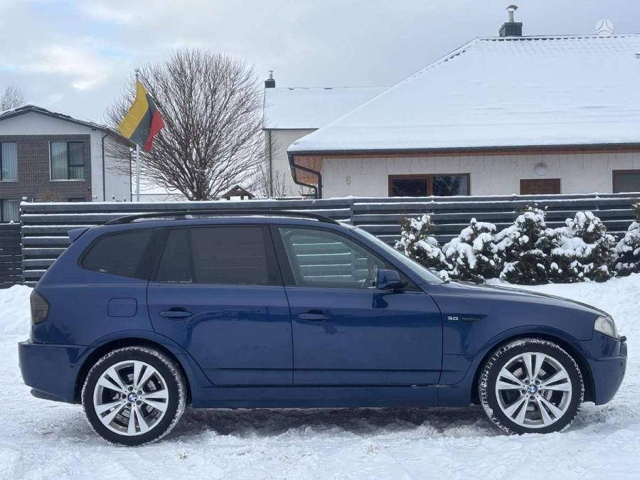 Blue BMW X3 2004 in Vilnius, with an engine capacity of 2.99 L and mileage of 350 thousand km for 3500 €, photo 6 on AUTOMOTO.COM.LV