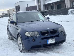 Blue BMW X3 2004 in Vilnius, with an engine capacity of 2.99 L and mileage of 350 thousand km for 3500 €, photo 7 on AUTOMOTO.COM.LV