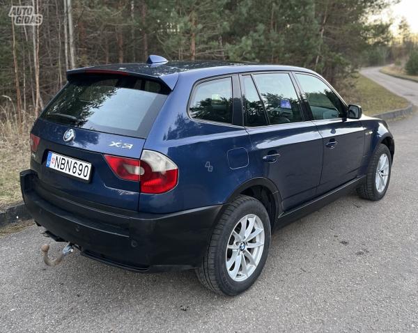 Blue BMW X3 2004 in Siauliai, with an engine capacity of 3.00 L and mileage of 340 thousand km for 3200 €, photo 6 on AUTOMOTO.COM.LV
