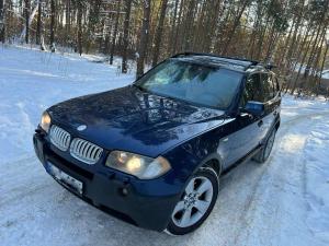 Blue BMW X3 2004 in Vilnius, with an engine capacity of 0.30 L and mileage of 350 thousand km for 3350 €, photo 2 on AUTOMOTO.COM.LV