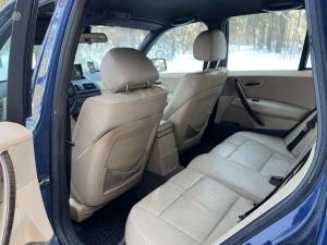 Blue BMW X3 2004 in Vilnius, with an engine capacity of 0.30 L and mileage of 350 thousand km for 3350 €, photo 9 on AUTOMOTO.COM.LV