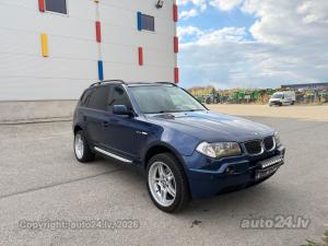 Zils BMW X3 2004 Tartu, ar dzinēja tilpumu 3.00 L un nobraukumu 355 tūkst. km par 4700 €, foto  vietnē AUTOMOTO.COM.LV