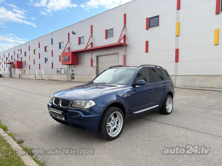 Blue BMW X3 2004 in Tartu, with an engine capacity of 3.00 L and mileage of 355 thousand km for 4700 €, photo 3 on AUTOMOTO.COM.LV