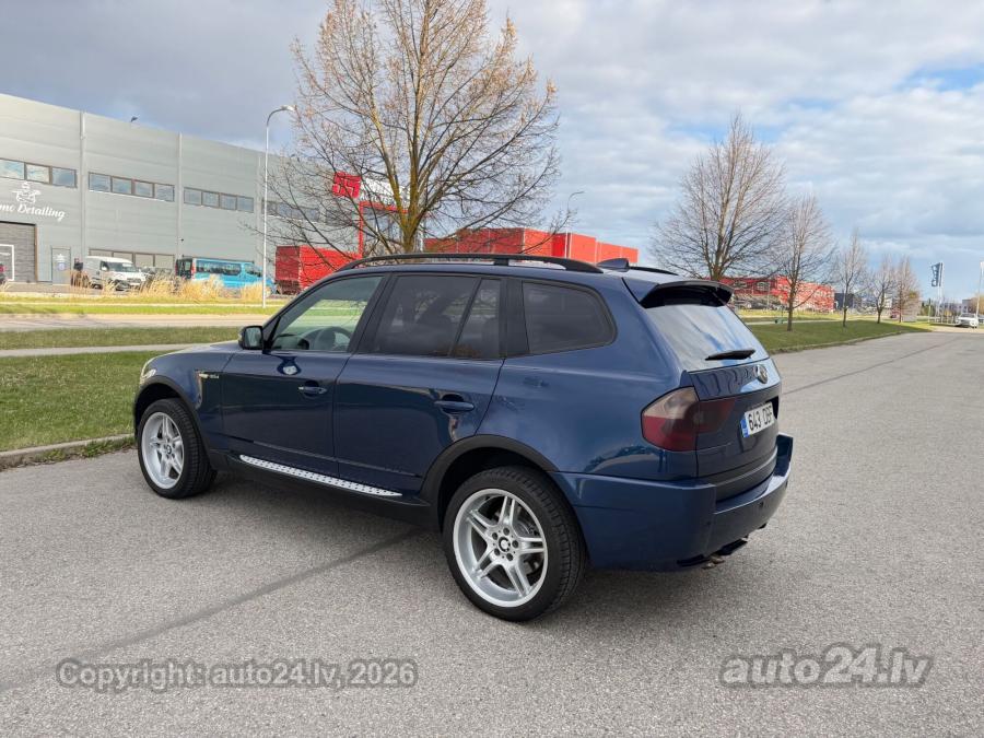 Blue BMW X3 2004 in Tartu, with an engine capacity of 3.00 L and mileage of 355 thousand km for 4700 €, photo 5 on AUTOMOTO.COM.LV
