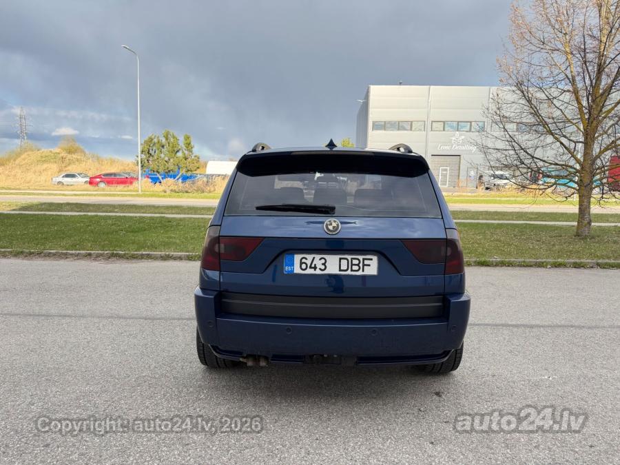 Blue BMW X3 2004 in Tartu, with an engine capacity of 3.00 L and mileage of 355 thousand km for 4700 €, photo 9 on AUTOMOTO.COM.LV