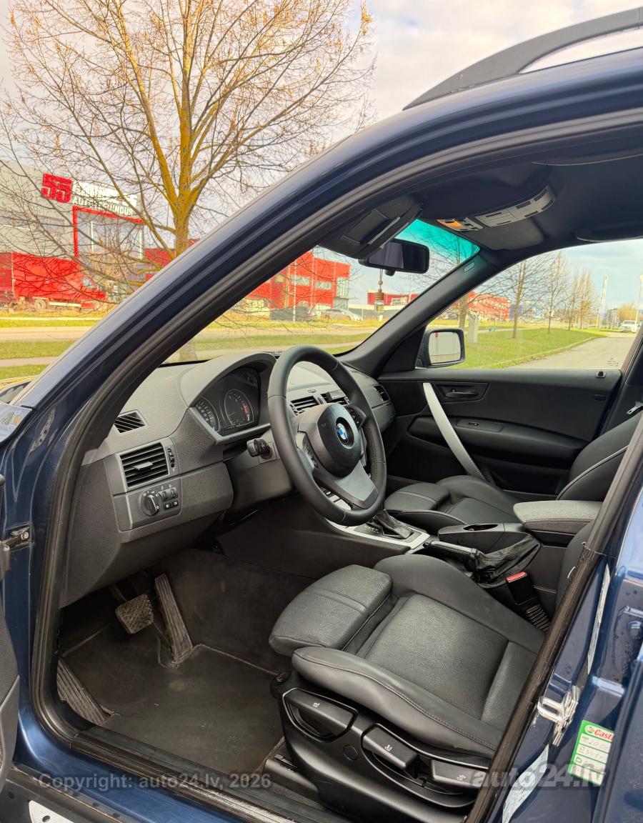 Blue BMW X3 2004 in Tartu, with an engine capacity of 3.00 L and mileage of 355 thousand km for 4700 €, photo 18 on AUTOMOTO.COM.LV