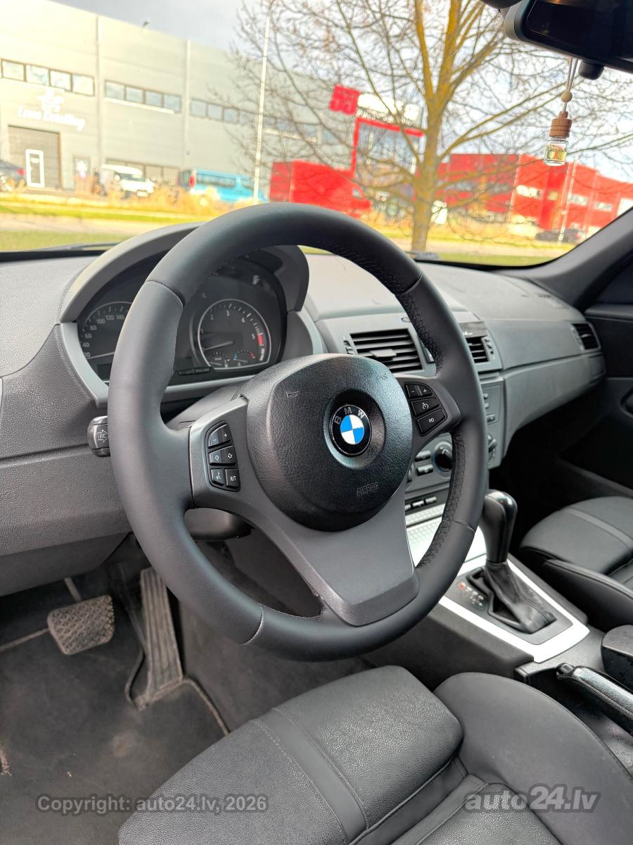 Blue BMW X3 2004 in Tartu, with an engine capacity of 3.00 L and mileage of 355 thousand km for 4700 €, photo 19 on AUTOMOTO.COM.LV