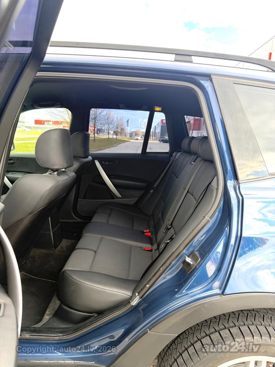 Blue BMW X3 2004 in Tartu, with an engine capacity of 3.00 L and mileage of 355 thousand km for 4700 €, photo 21 on AUTOMOTO.COM.LV