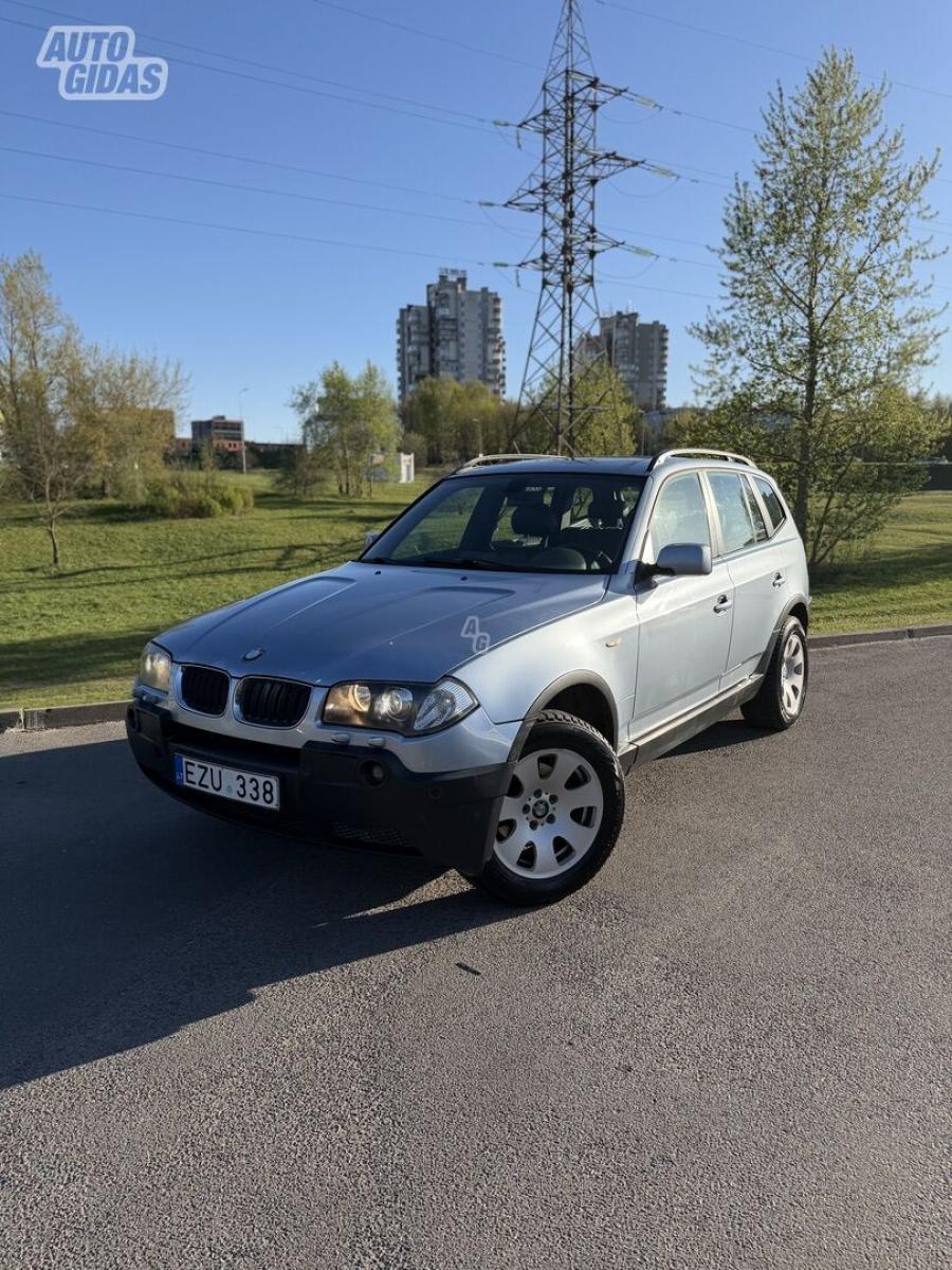 Blue BMW X3 2004 in Vilnius, with an engine capacity of 3.00 L and mileage of 417 thousand km for 2999 €, photo 5 on AUTOMOTO.COM.LV