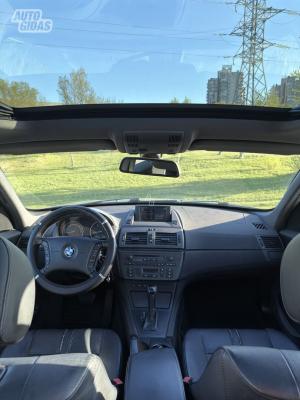 Blue BMW X3 2004 in Vilnius, with an engine capacity of 3.00 L and mileage of 417 thousand km for 2999 €, photo 10 on AUTOMOTO.COM.LV