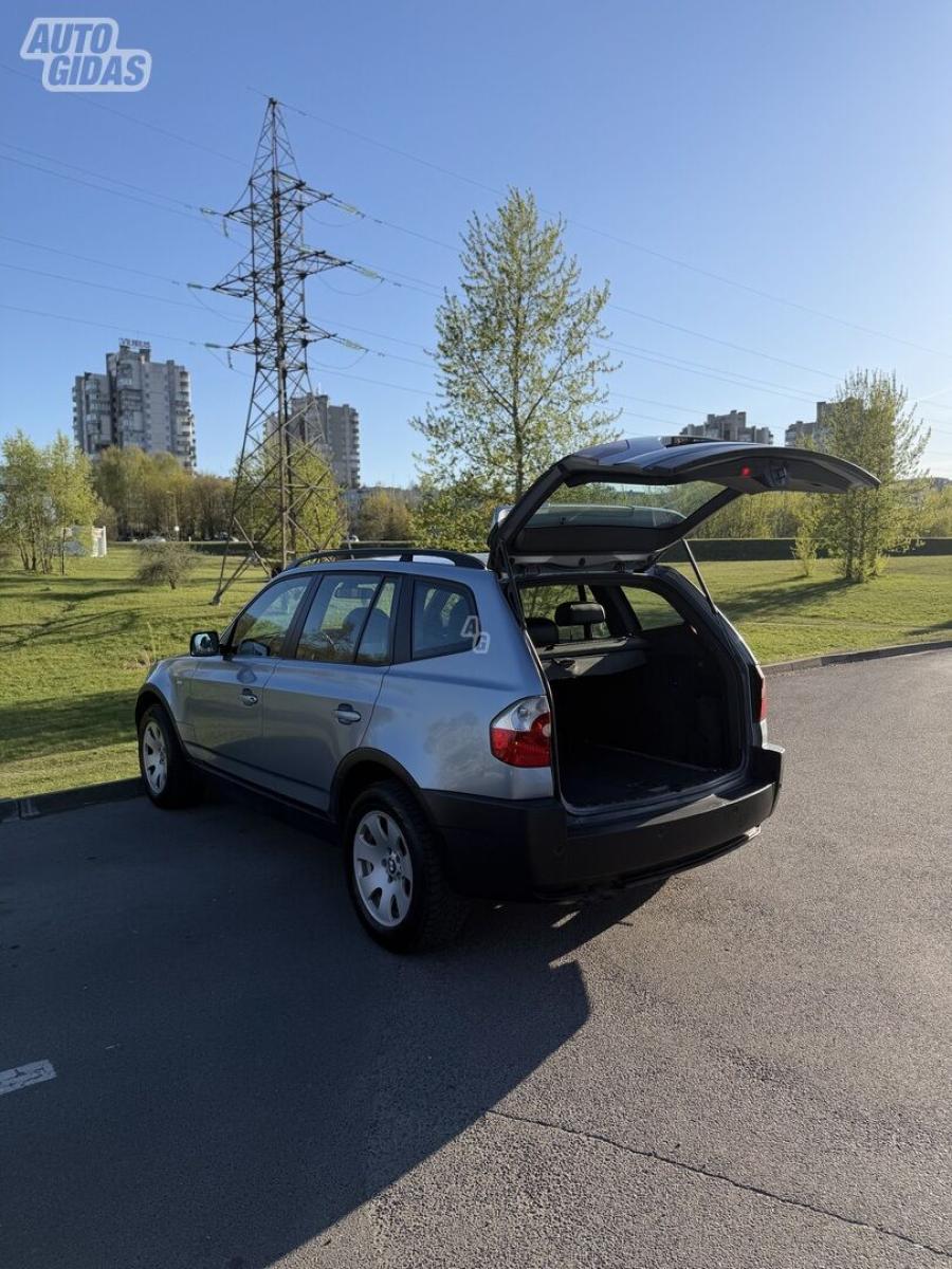 Blue BMW X3 2004 in Vilnius, with an engine capacity of 3.00 L and mileage of 417 thousand km for 2999 €, photo 16 on AUTOMOTO.COM.LV