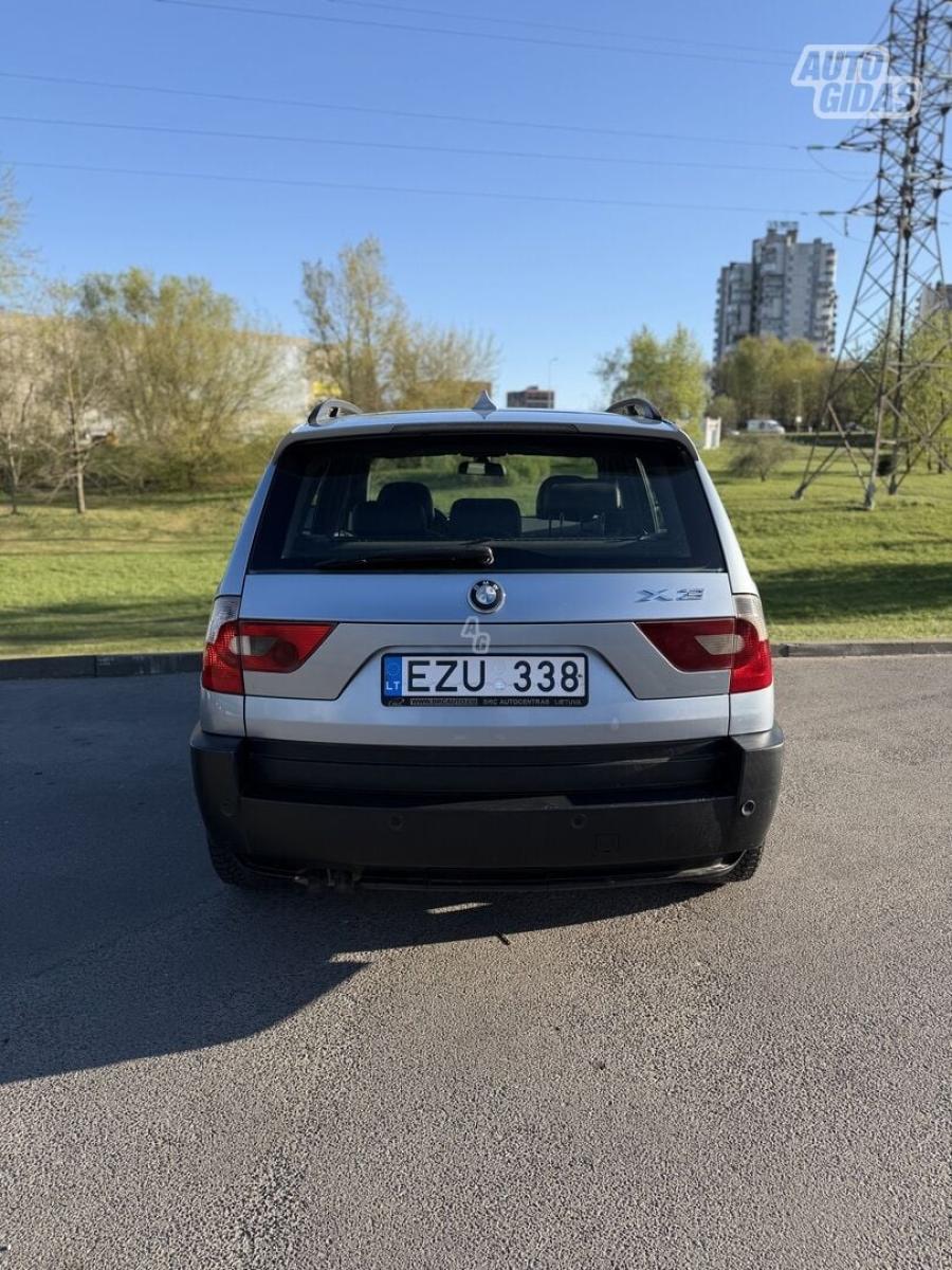 Blue BMW X3 2004 in Vilnius, with an engine capacity of 3.00 L and mileage of 417 thousand km for 2999 €, photo 18 on AUTOMOTO.COM.LV