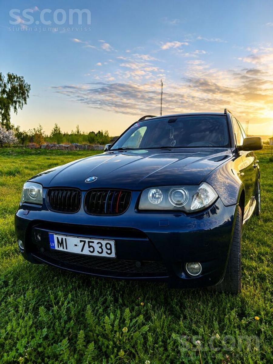 Blue BMW X3 2004 in Riga, with an engine capacity of 3.00 L and mileage of 366 thousand km for 5500 €, photo 1 on AUTOMOTO.COM.LV