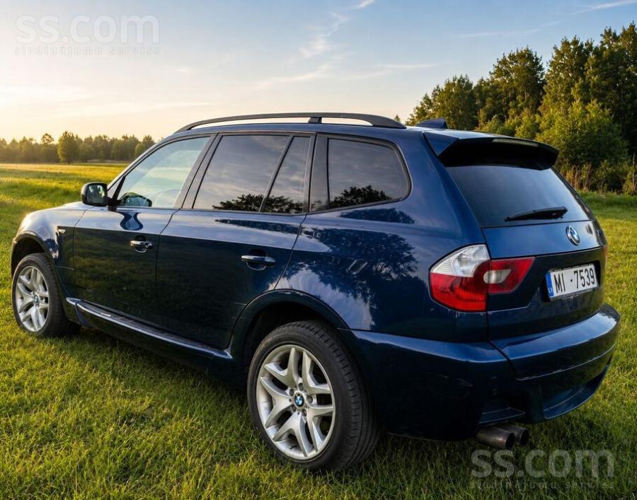 Blue BMW X3 2004 in Riga, with an engine capacity of 3.00 L and mileage of 366 thousand km for 5500 €, photo 3 on AUTOMOTO.COM.LV