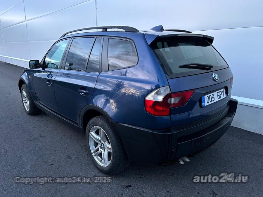 Zils BMW X3 2004 Tallina, ar dzinēja tilpumu 3.00 L un nobraukumu 313 tūkst. km par 4200 €, foto 4 vietnē AUTOMOTO.COM.LV