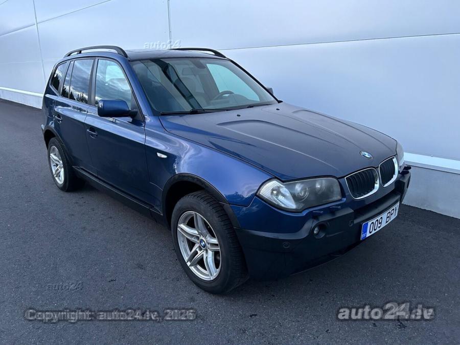 Zils BMW X3 2004 Tallina, ar dzinēja tilpumu 3.00 L un nobraukumu 313 tūkst. km par 4200 €, foto 7 vietnē AUTOMOTO.COM.LV