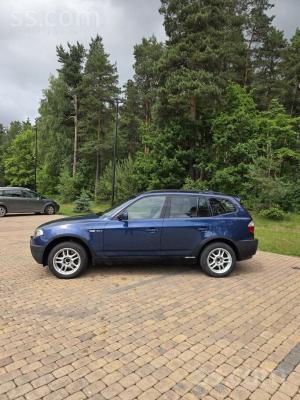 Zils BMW X3 2004 Rīga, ar dzinēja tilpumu 3.00 L un nobraukumu 462 tūkst. km par 3850 €, foto  vietnē AUTOMOTO.COM.LV
