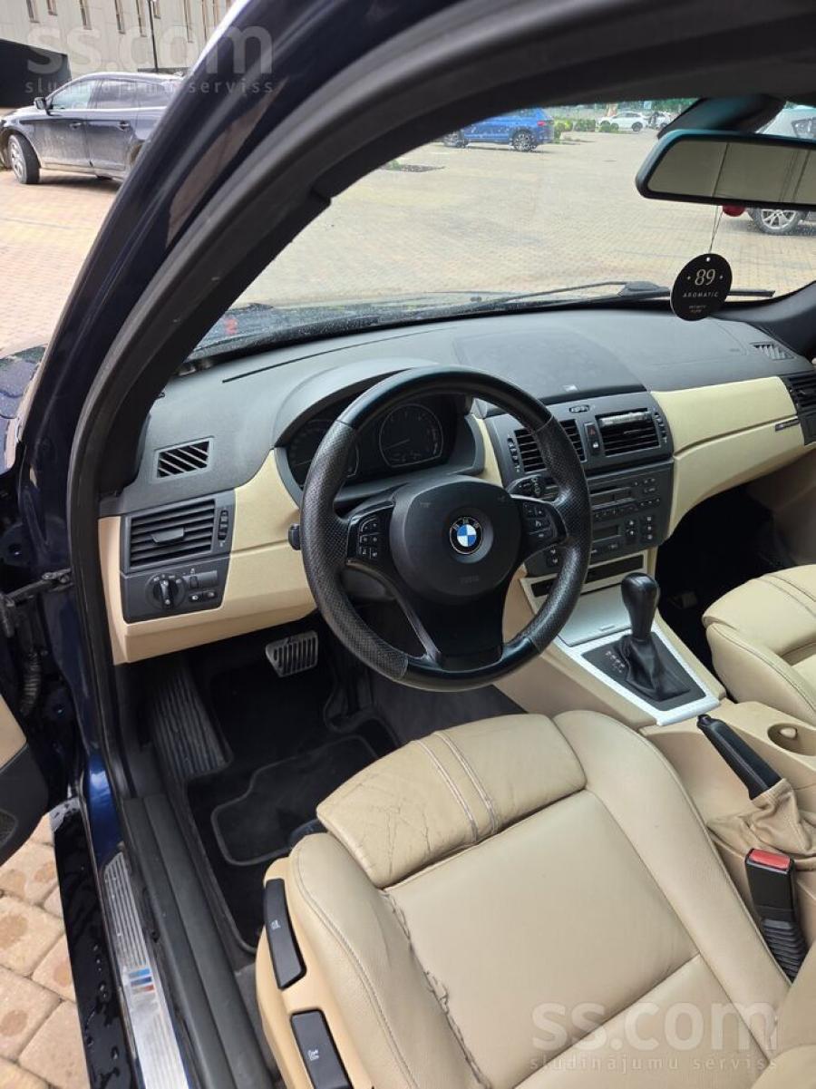 Zils BMW X3 2004 Rīga, ar dzinēja tilpumu 3.00 L un nobraukumu 462 tūkst. km par 3850 €, foto 10 vietnē AUTOMOTO.COM.LV