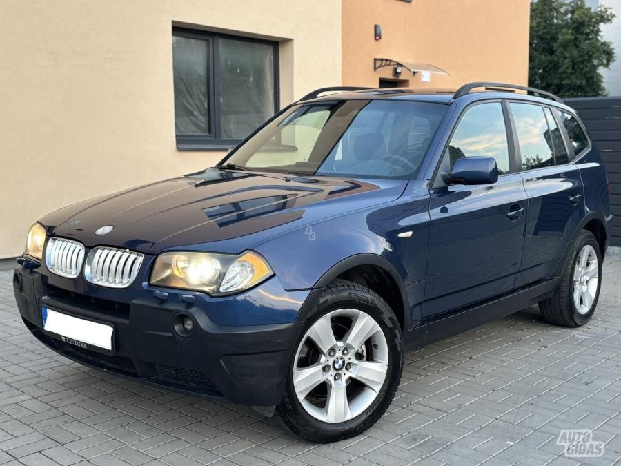 Blue BMW X3 2004 in Kaunas, with an engine capacity of 3.00 L and mileage of 380 thousand km for 2500 €, photo 1 on AUTOMOTO.COM.LV