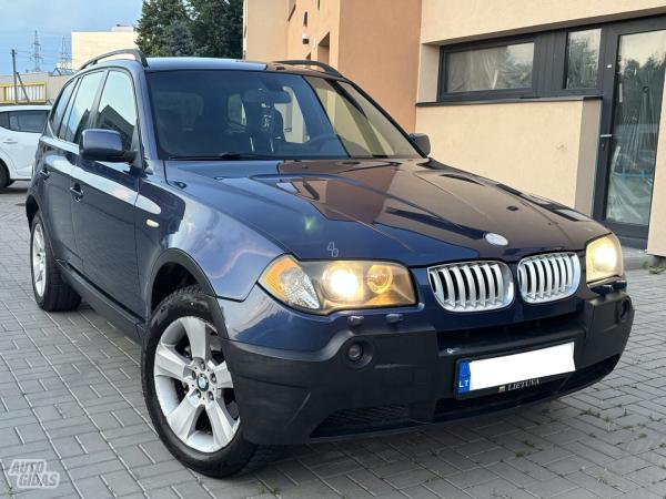 Blue BMW X3 2004 in Kaunas, with an engine capacity of 3.00 L and mileage of 380 thousand km for 2500 €, photo 7 on AUTOMOTO.COM.LV