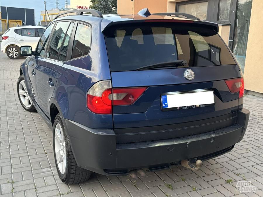 Blue BMW X3 2004 in Kaunas, with an engine capacity of 3.00 L and mileage of 380 thousand km for 2500 €, photo 10 on AUTOMOTO.COM.LV