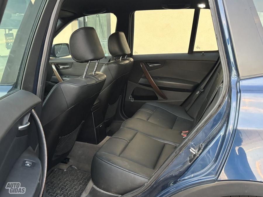 Blue BMW X3 2004 in Kaunas, with an engine capacity of 3.00 L and mileage of 380 thousand km for 2500 €, photo 25 on AUTOMOTO.COM.LV