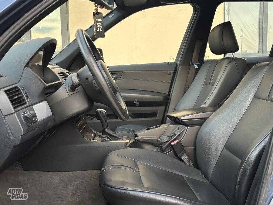 Blue BMW X3 2004 in Kaunas, with an engine capacity of 3.00 L and mileage of 380 thousand km for 2500 €, photo 13 on AUTOMOTO.COM.LV