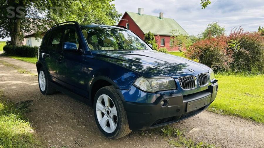 Zils BMW X3 2004 Bauska, ar dzinēja tilpumu 3.00 L un nobraukumu 0 tūkst. km par 2650 €, foto 3 vietnē AUTOMOTO.COM.LV