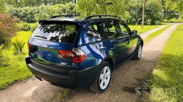 Blue BMW X3 2004 in Bauska, with an engine capacity of 3.00 L and mileage of 0 thousand km for 2650 €, photo 4 on AUTOMOTO.COM.LV