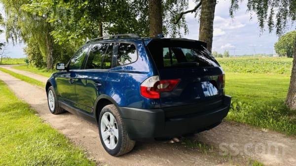 Blue BMW X3 2004 in Bauska, with an engine capacity of 3.00 L and mileage of 0 thousand km for 2650 €, photo 5 on AUTOMOTO.COM.LV