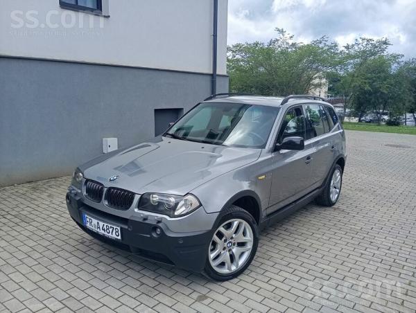 Blue BMW X3 2004 in Riga, with an engine capacity of 3.00 L and mileage of 325 thousand km for 2490 €, photo 1 on AUTOMOTO.COM.LV