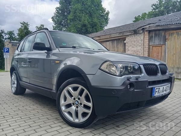 Blue BMW X3 2004 in Riga, with an engine capacity of 3.00 L and mileage of 325 thousand km for 2490 €, photo 4 on AUTOMOTO.COM.LV