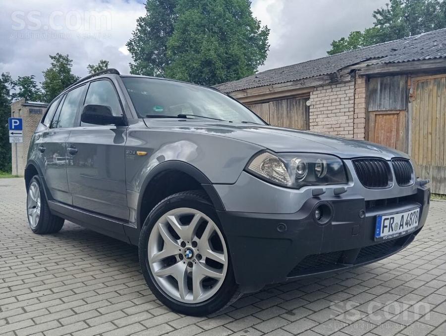 Blue BMW X3 2004 in Riga, with an engine capacity of 3.00 L and mileage of 325 thousand km for 2490 €, photo 5 on AUTOMOTO.COM.LV