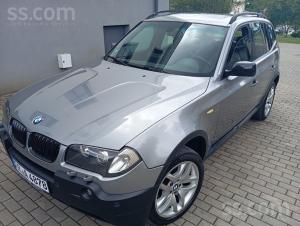 Blue BMW X3 2004 in Riga, with an engine capacity of 3.00 L and mileage of 325 thousand km for 2490 €, photo 10 on AUTOMOTO.COM.LV