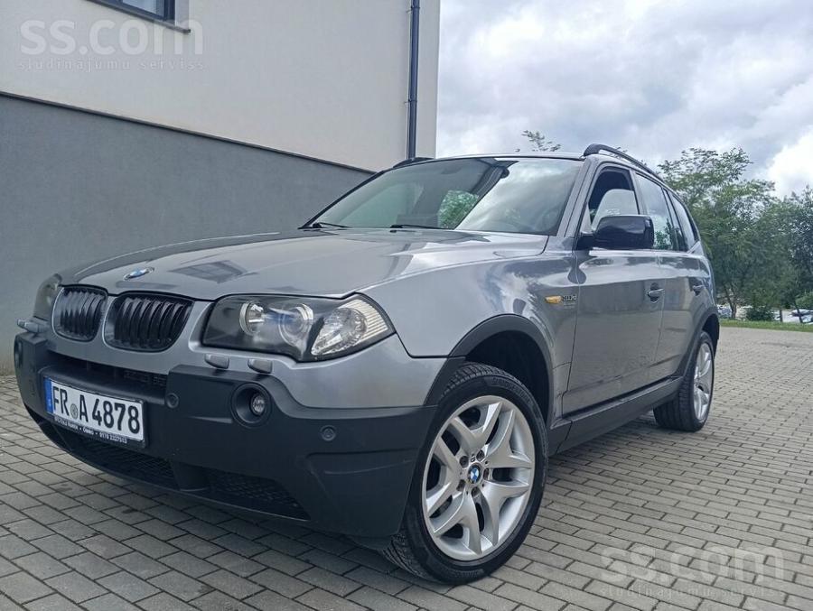 Blue BMW X3 2004 in Riga, with an engine capacity of 3.00 L and mileage of 325 thousand km for 2490 €, photo 11 on AUTOMOTO.COM.LV