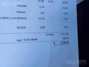 Blue BMW X3 2004 in Riga, with an engine capacity of 3.00 L and mileage of 325 thousand km for 2490 €, photo 30 on AUTOMOTO.COM.LV