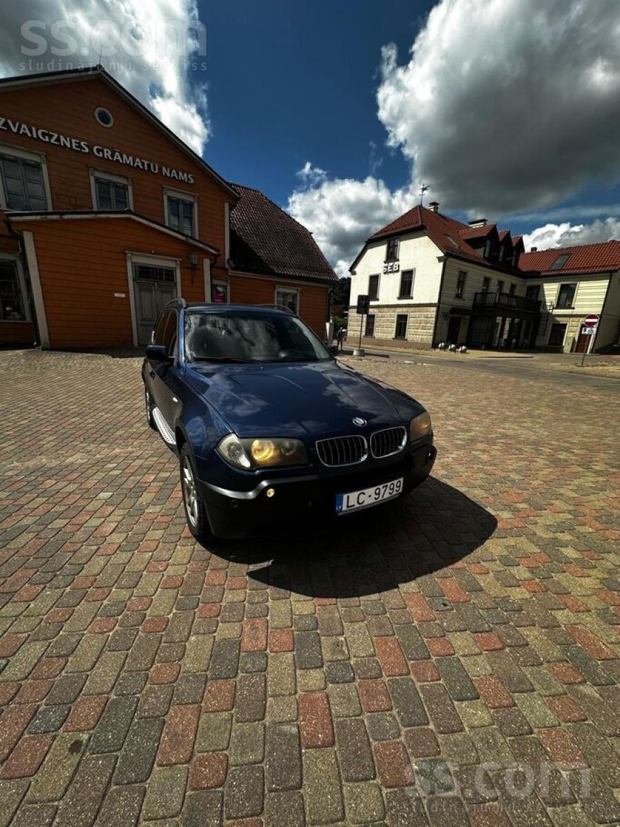 Синий БМВ Х3 2004 в Лимбажи, объемом двигателя 3.00 л и пробегом 222 тыс. км за 5150 €, фото 1 на AUTOMOTO.COM.LV