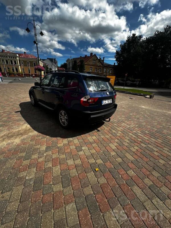 Blue BMW X3 2004 in Limbazi, with an engine capacity of 3.00 L and mileage of 222 thousand km for 5150 €, photo 4 on AUTOMOTO.COM.LV